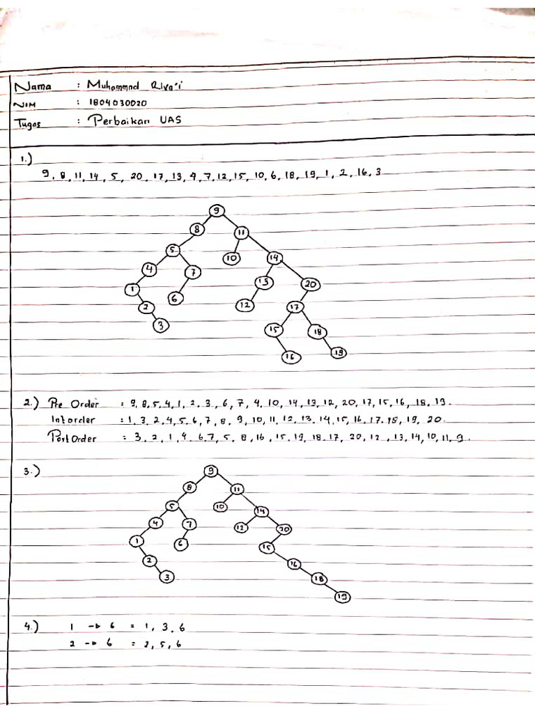 Perbaikan UAS - Muhammad Riva'i - 1804030020 | PDF