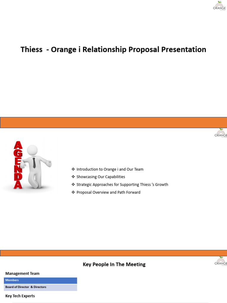 Thiess - Orange I Collobration Proposal | PDF | Internet Of Things ...