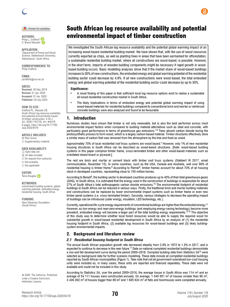 Article - 2020 - South African Log Resource Availability and Potential ...