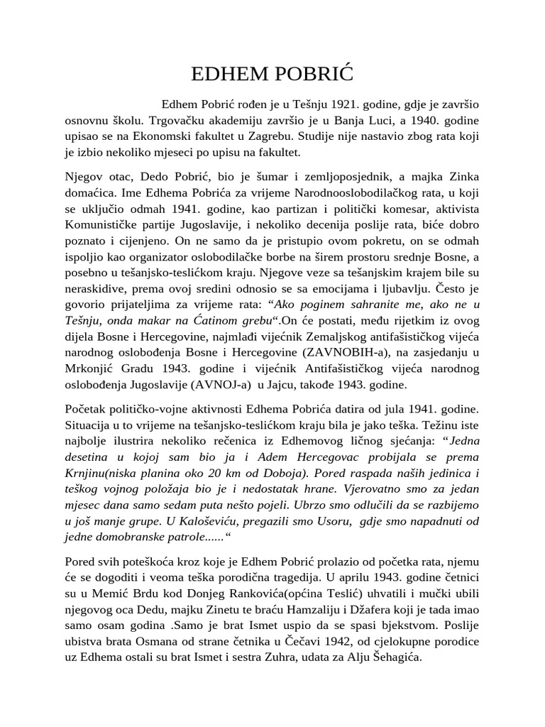 Edhem Pobric | PDF