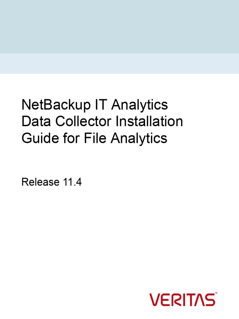 NetBackup IT Analytics DC Installation Guide For File Analytics v11.4 | PDF | Sudo | Superuser