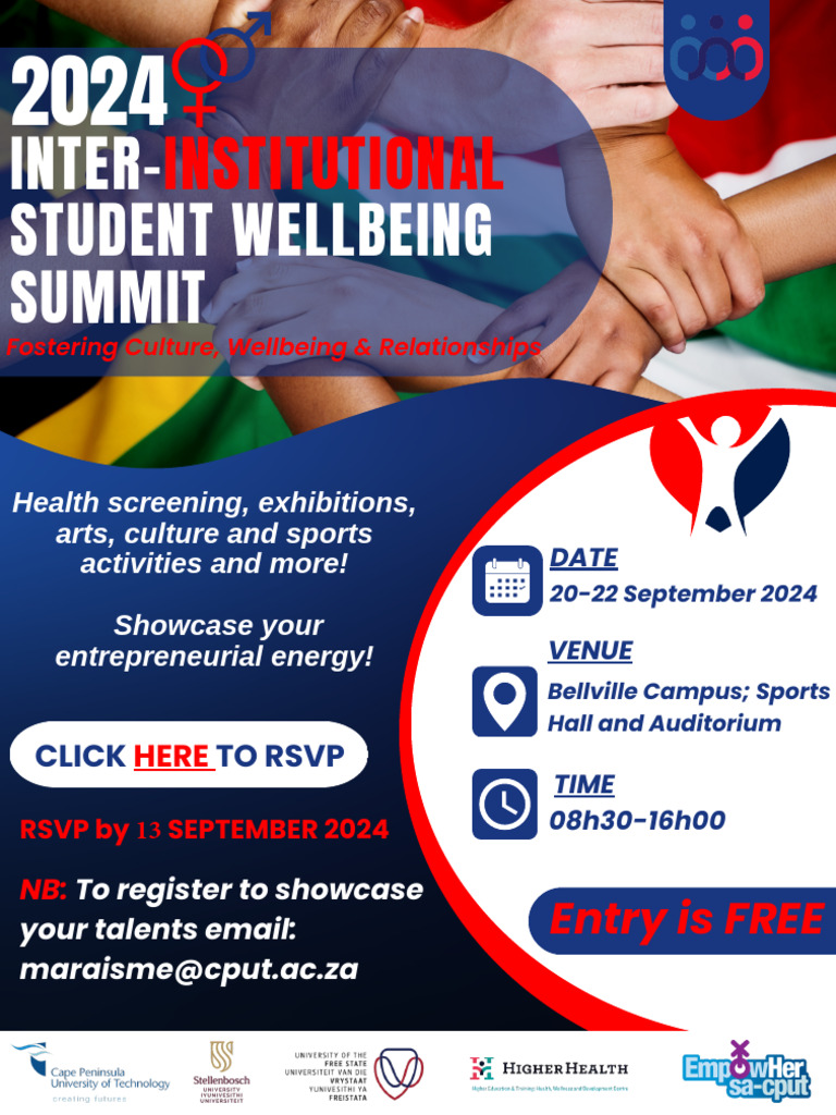 CPUT 2024 Inter-Institutional Student Wellbeing Summit | PDF