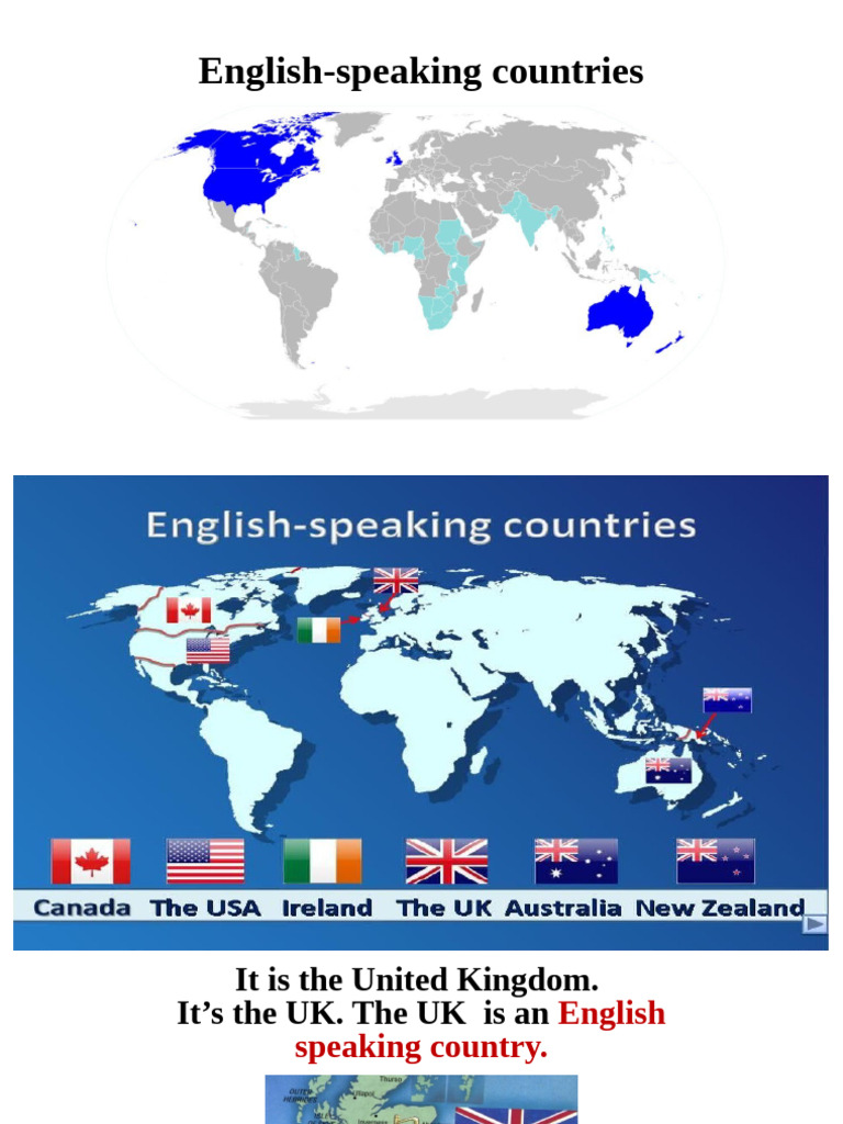English-Speaking Countries and Capitals | PDF