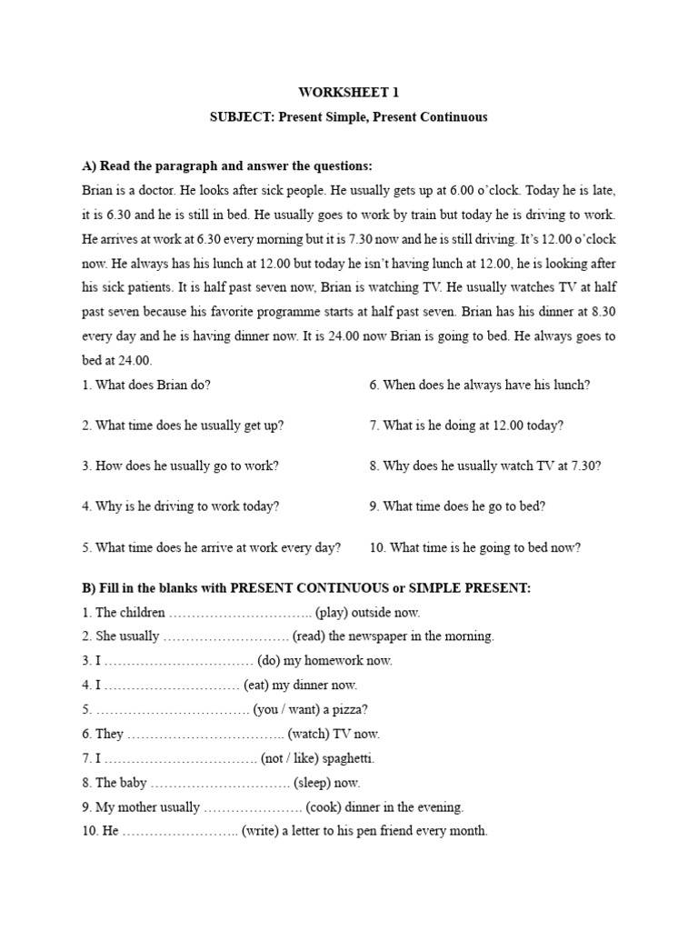 Worksheet 1 and 2 - Grade 8 | PDF