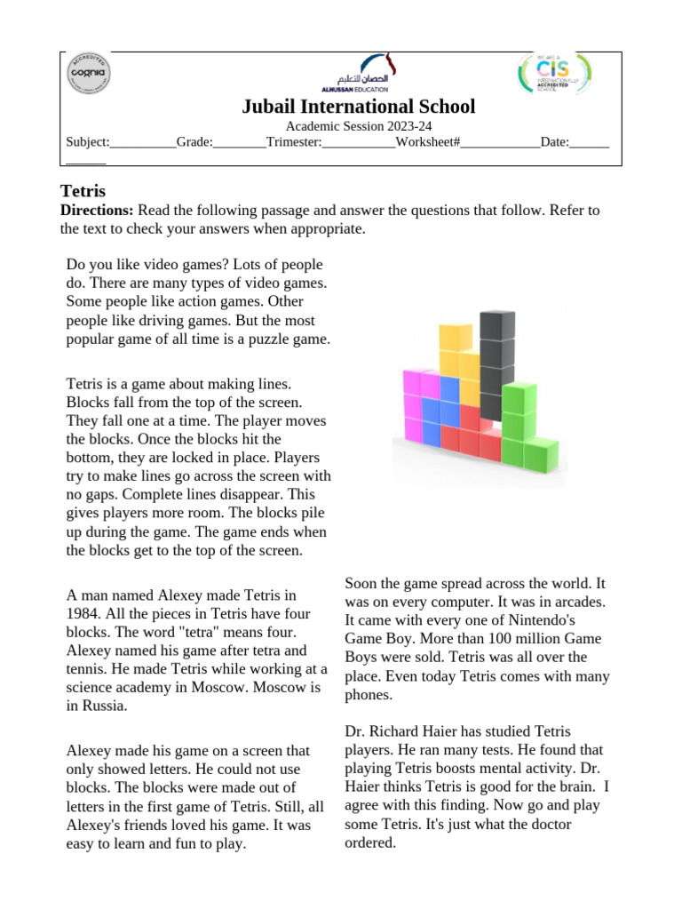 grade_8_revision | PDF | Adjective | Verb