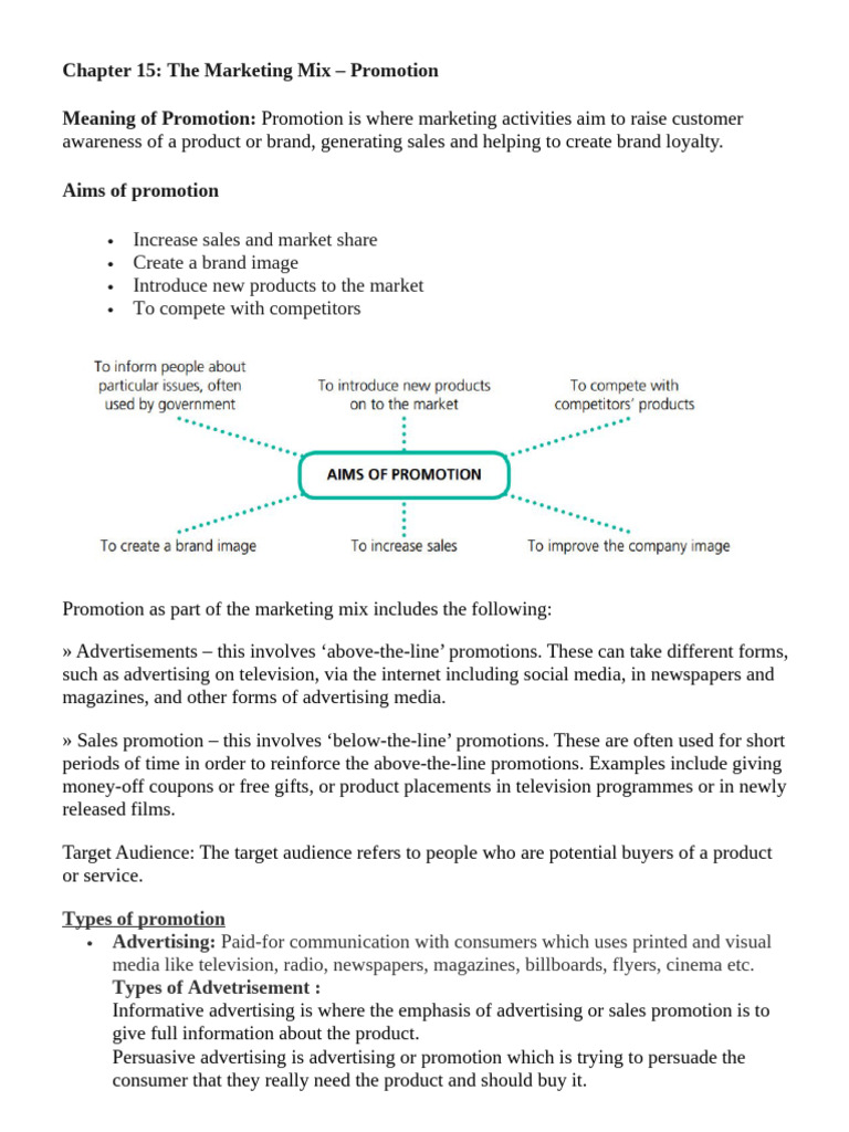 Marketing Mix: Promotion Strategies Explained | PDF | Promotion ...