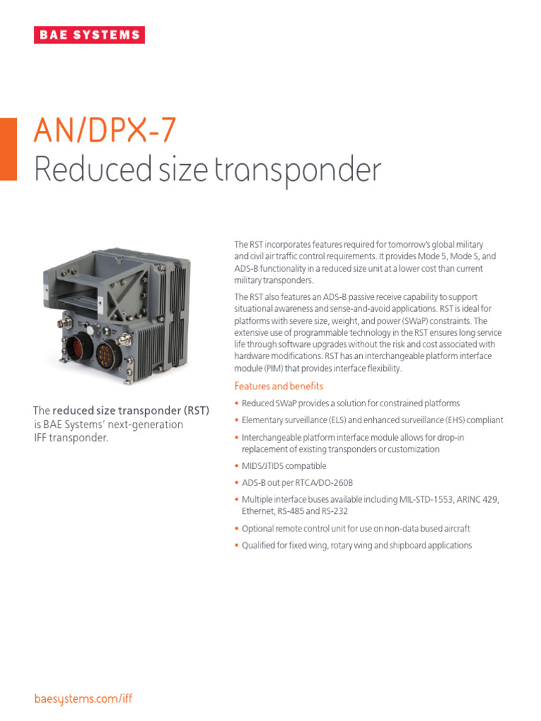 AN DPX7 RST Datasheet Web | PDF | Electronics | Computing