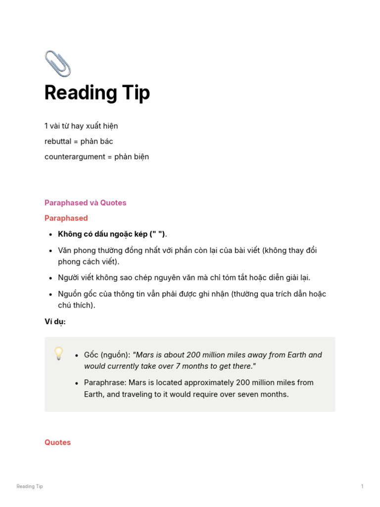 Reading Tip | PDF