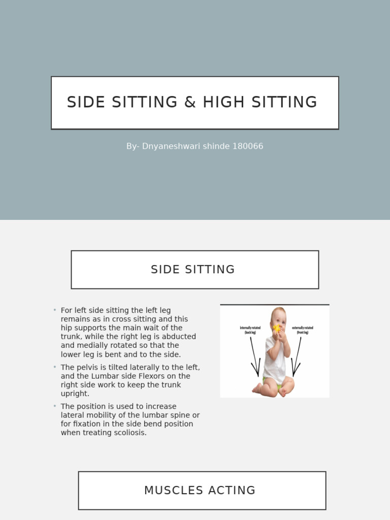 Side Sitting 0 High Sitting | PDF