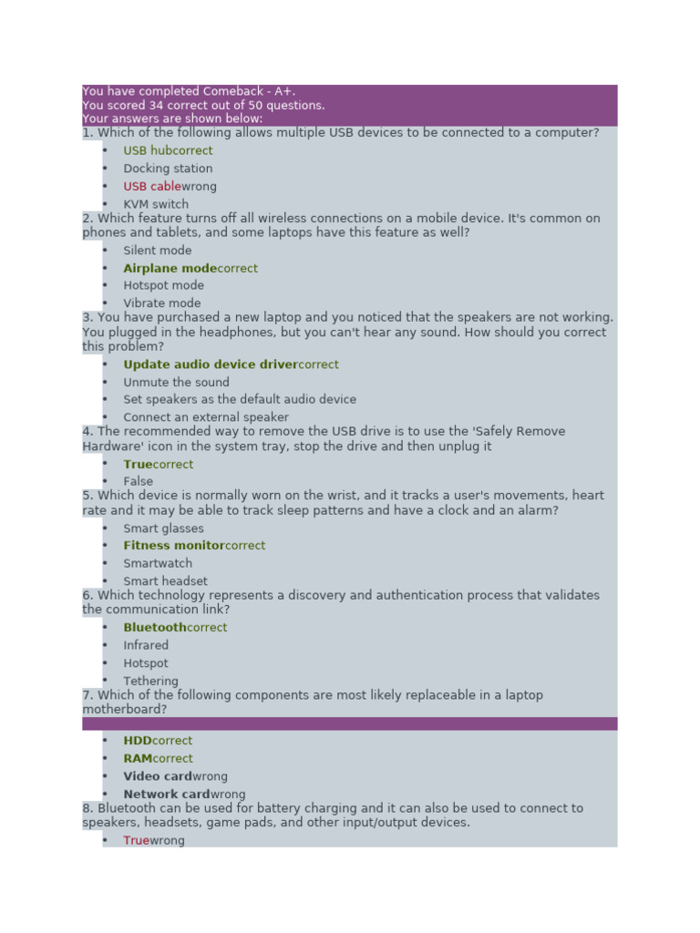 CompTIA A+ | PDF | Domain Name System | Cloud Computing