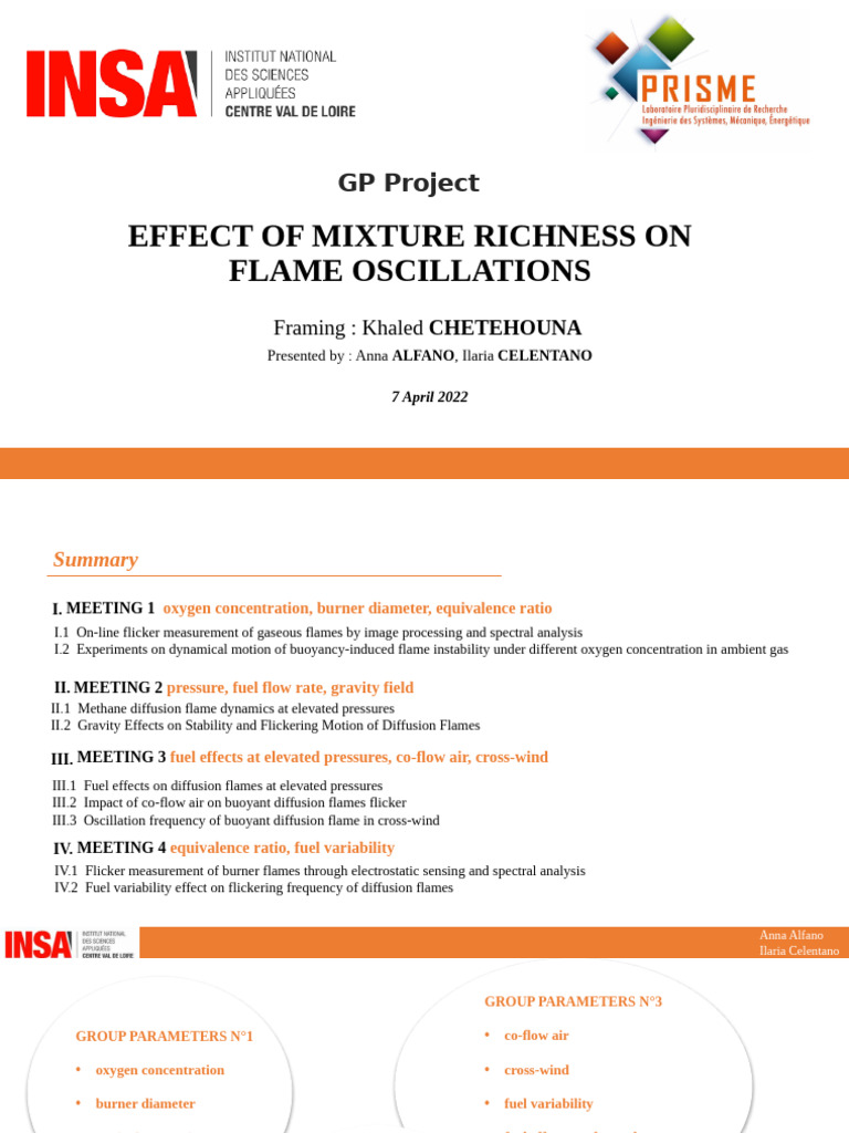 Modèle de Projet GP_2022 | PDF | Combustion | Flow Measurement