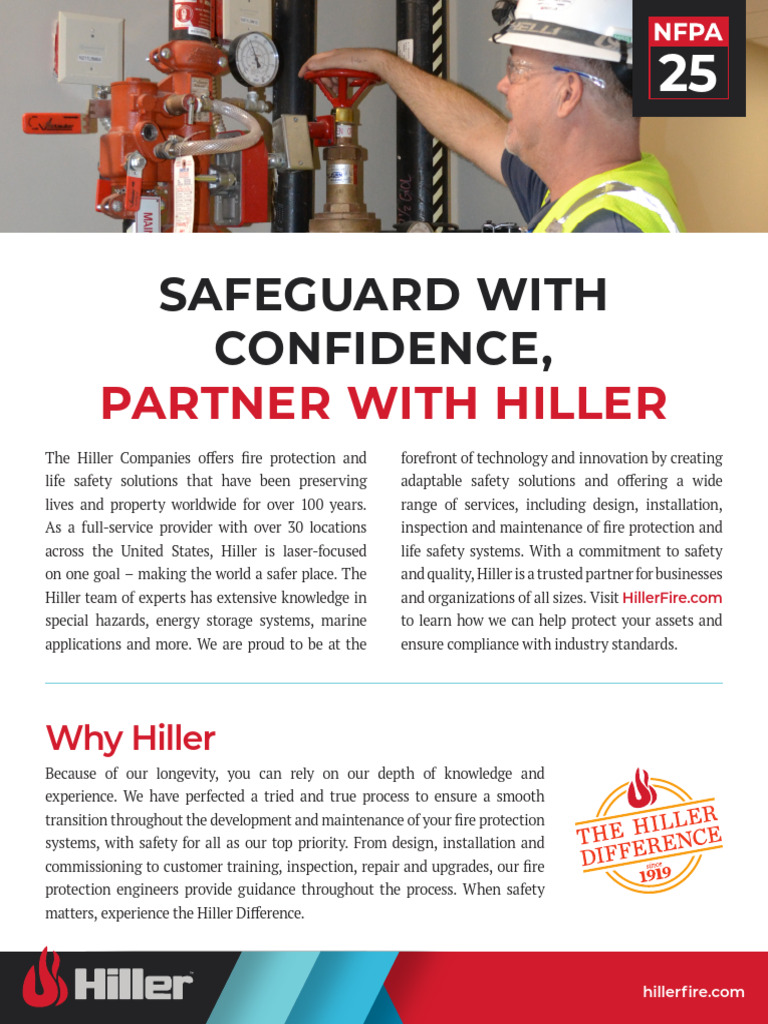 NFPA 25 Sales Sheet 1 2 24 1 | PDF | Fire Sprinkler System | Mechanical ...