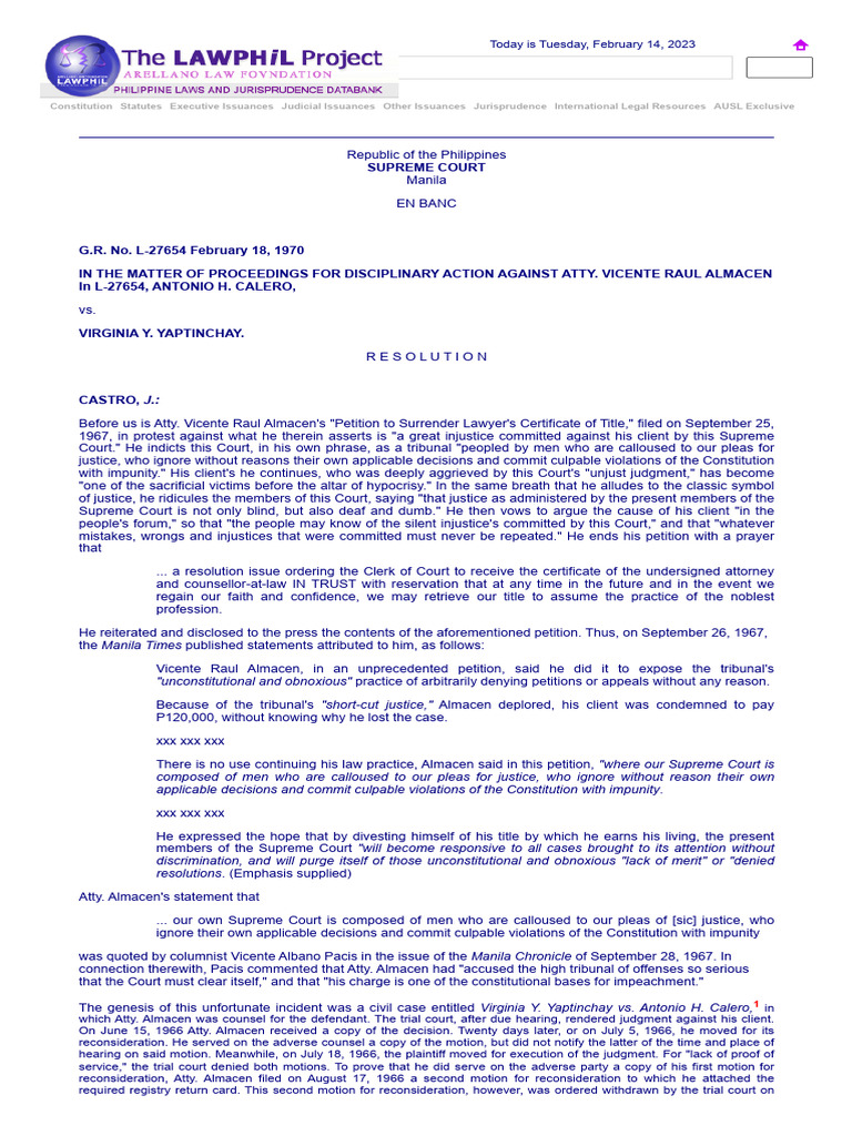 4 Judicial Proceedings Against Atty. Almacen | PDF | Certiorari ...