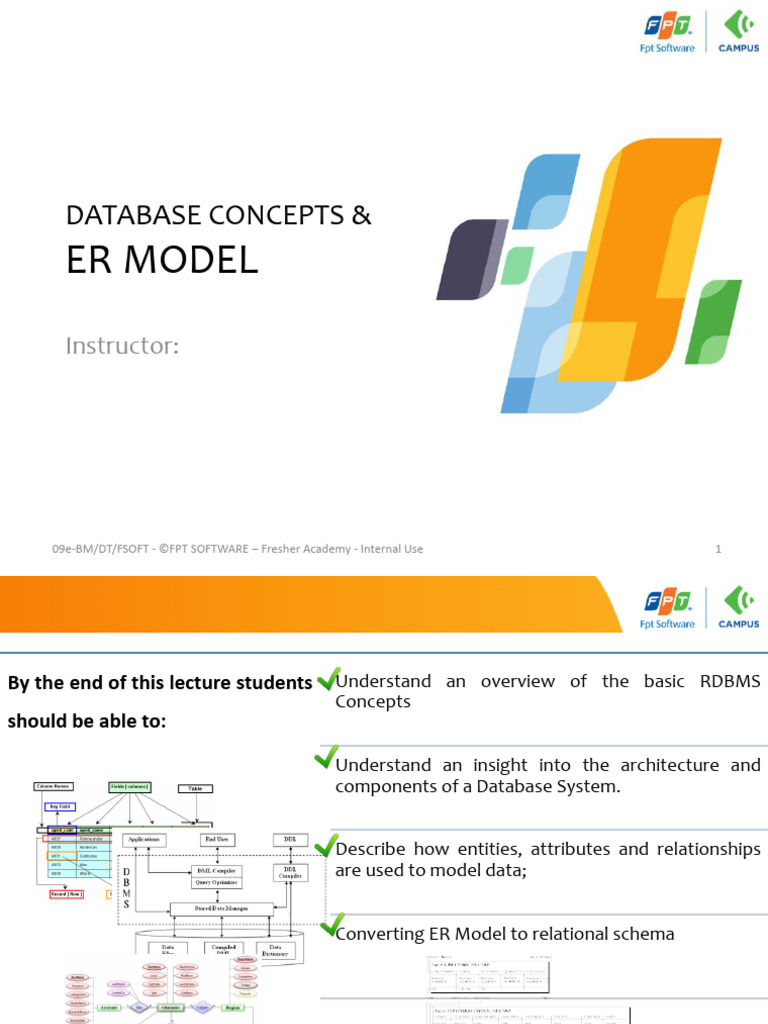 Lecture_1.1_DB Concepts and ER Model | PDF | Relational Database | Databases