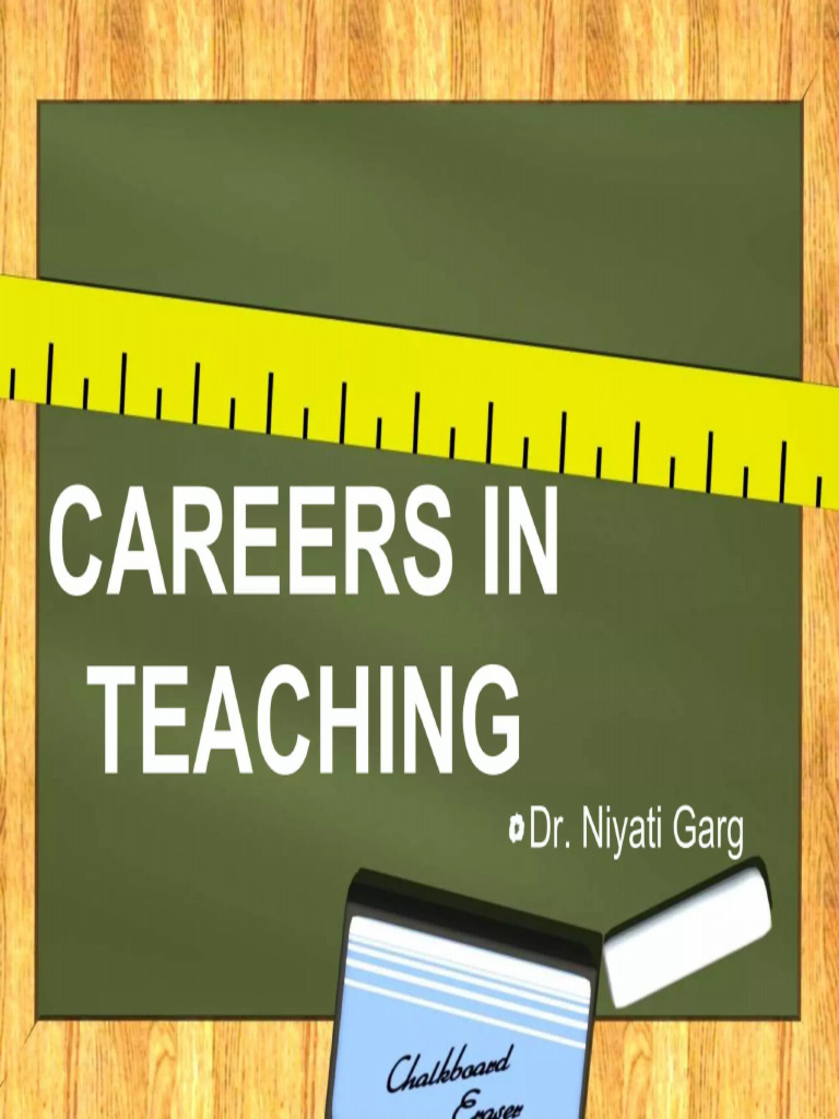 Career in Teaching | PDF