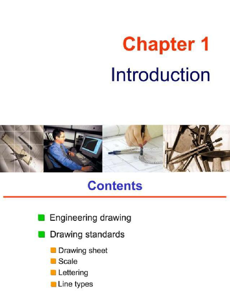 Engineering Drawing Basics and Standards | PDF | Drawing