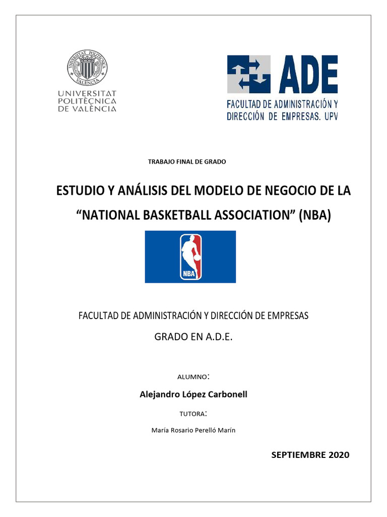 Estudio y An Lisis Del Modelo de Negocio de La National 6513938 | PDF ...