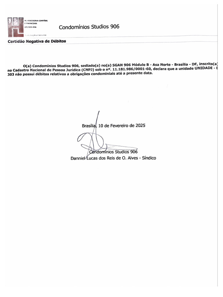 Nada Consta Condomínio | PDF