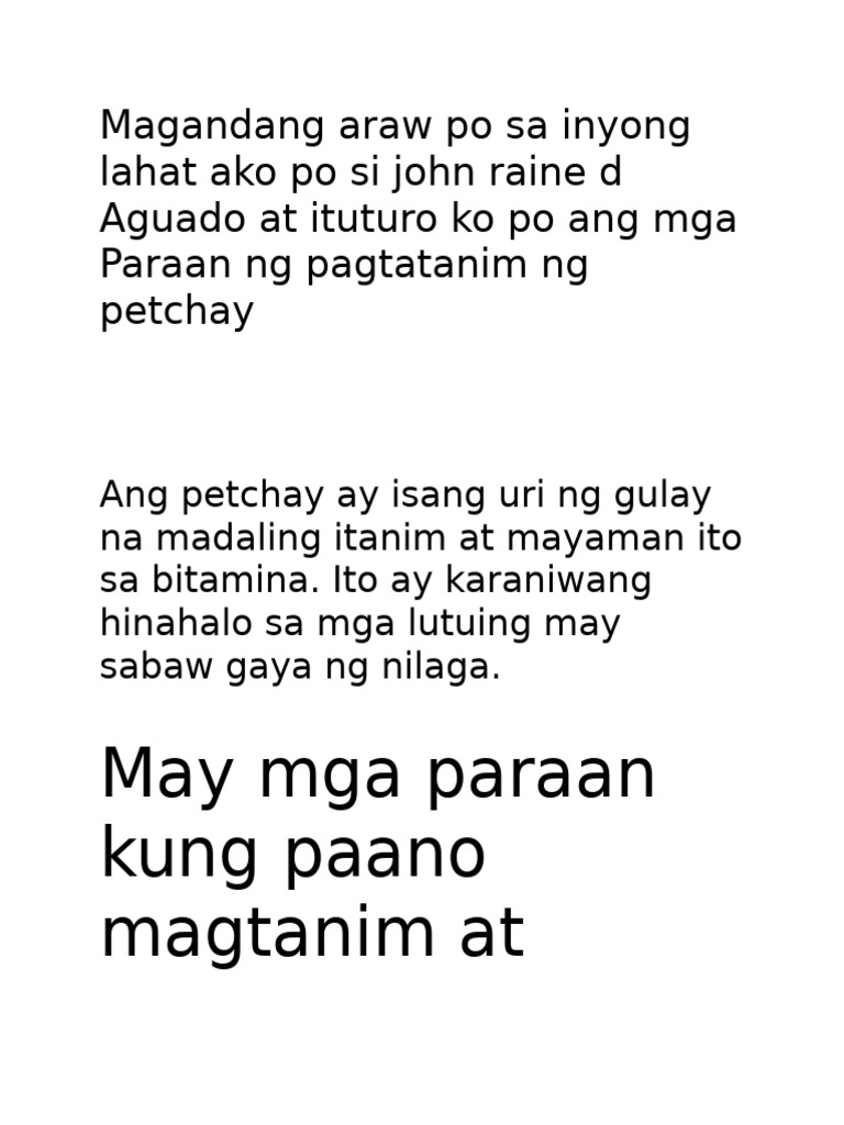 Title of Petchay | PDF