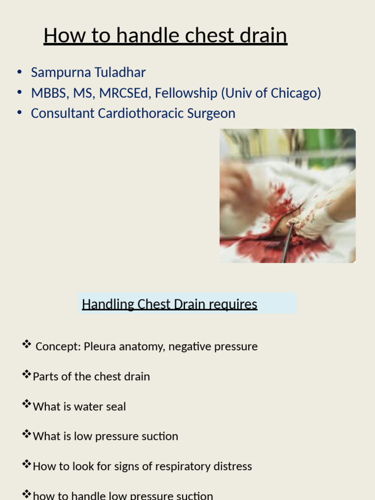 Chest Tube Education 1 April 2022 | PDF | Clinical Medicine | Thorax ...