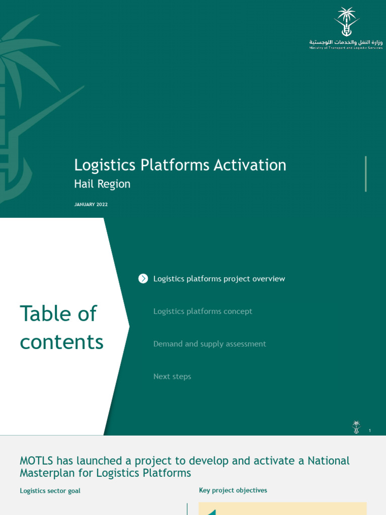 MOTLS Logistics Platforms - Masterplan - Hail - Vshared | PDF ...