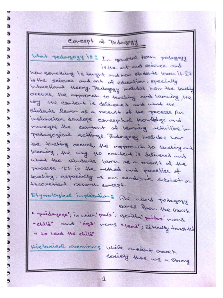 Practicum - Pedagogical Analysis | PDF