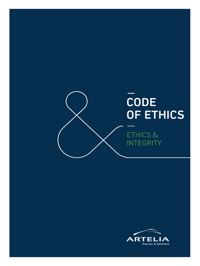 Artelia Code of Ethics Overview | PDF | Employment | Integrity