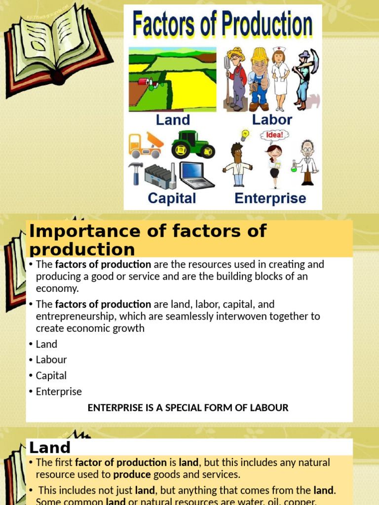 Chapter 2 Factors of Production | PDF | Capital (Economics) | Factors ...
