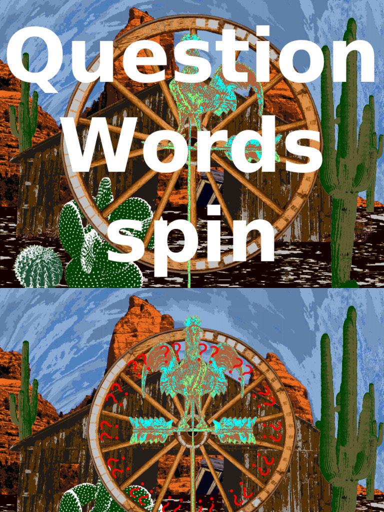 Question Words Spin Animated Fun Activities Games Games 70410 | PDF