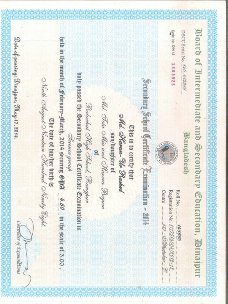 Certificate Back & Front-Merged | PDF