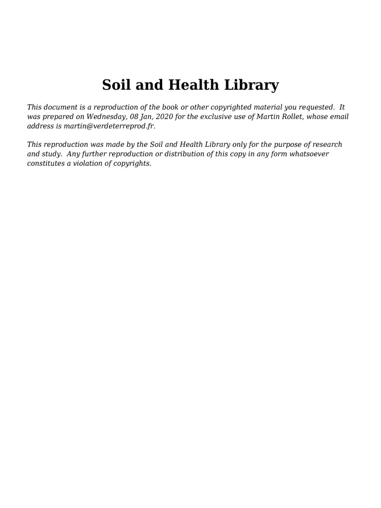 Sir_Albert_Howard_Memorial_Issue-2 | PDF | Soil | Agriculture