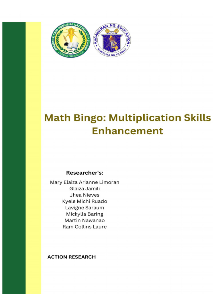 Action Research(2)-WPS Office | PDF | Mathematics | Learning