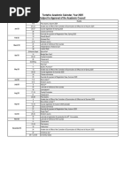 BRAC University 2025 Academic Calendar | PDF | Qualifications