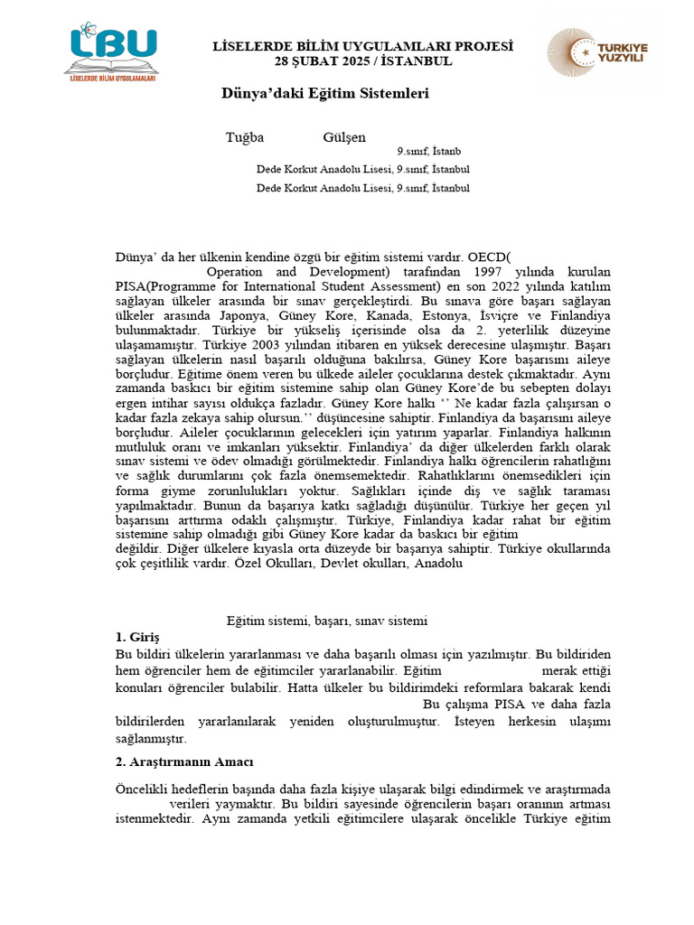 LBU 2024 - Bildiri Formatı (6) 7 | PDF