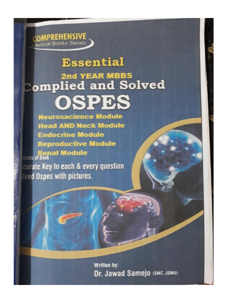 2nd Year Compiled and Solved OSPE | PDF