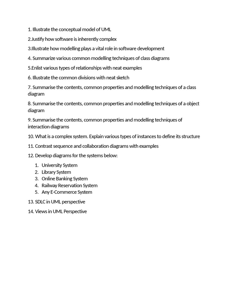 Ooad Mid 1 Open Book | PDF