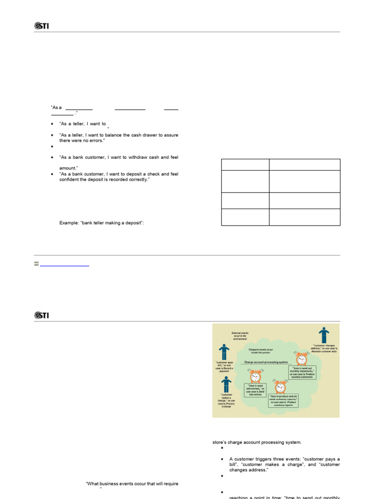 03 Handout 1 | PDF | Use Case | Computing