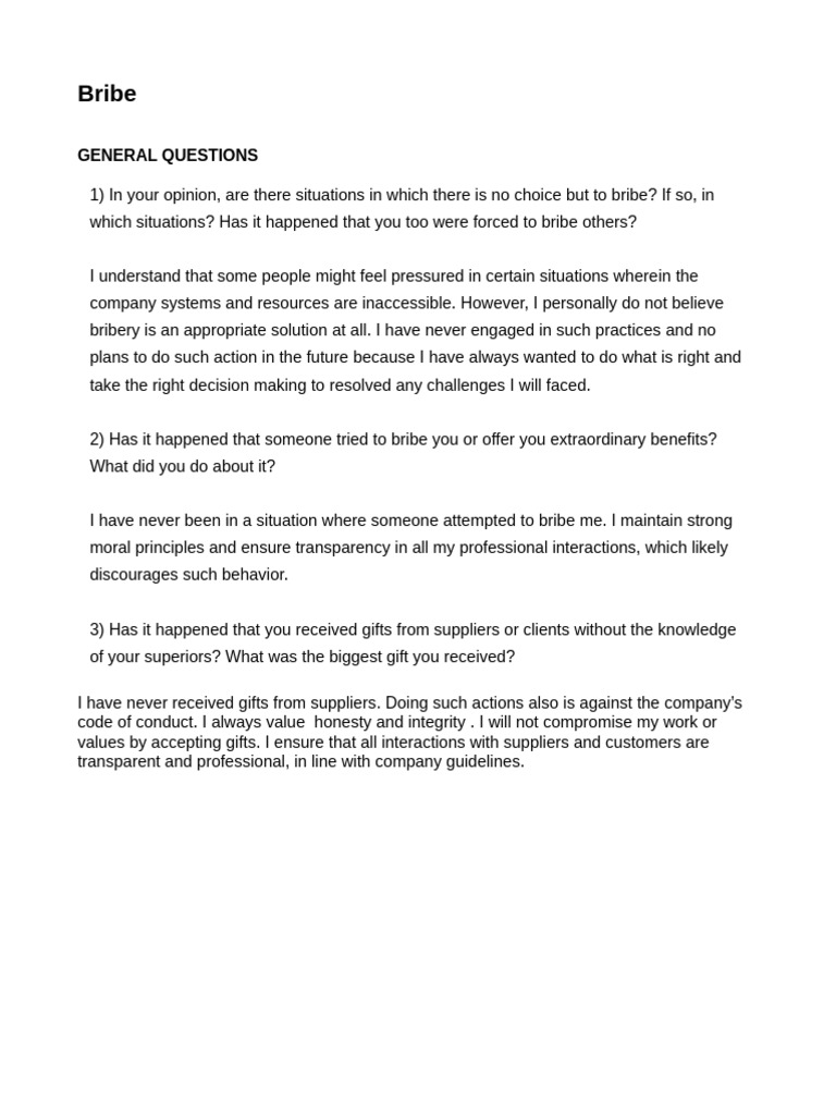 Follow Up Questions | PDF