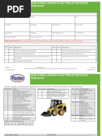 Mower Pre-Use Inspection Checklist | PDF | Business | Computers