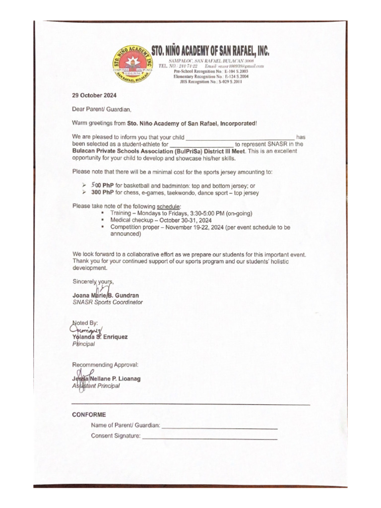 Bulprisa Sports Letter | PDF