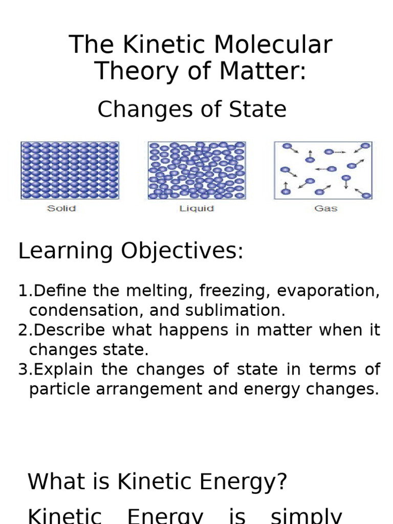 Matter State Changes Explained | PDF