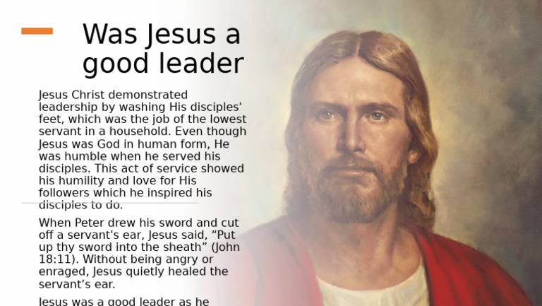 Was Jesus A Good Leader | PDF