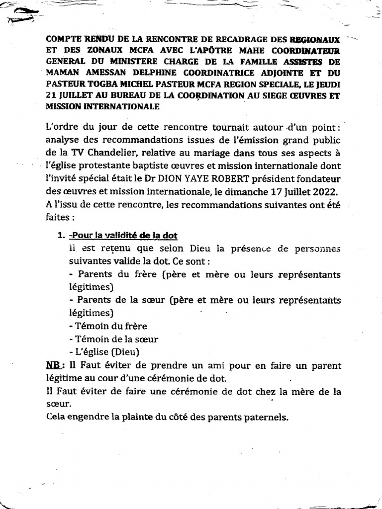 Compte Rendu | PDF