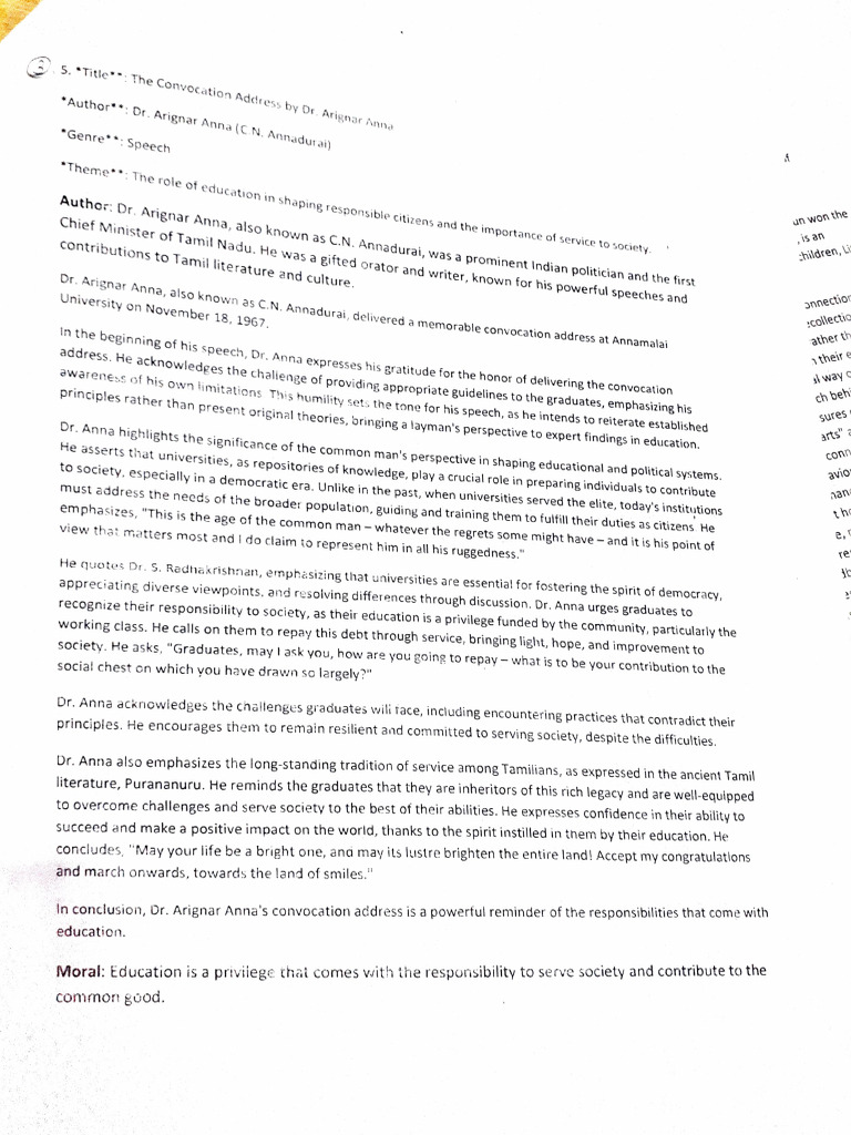 Standard 11 English Essays | PDF
