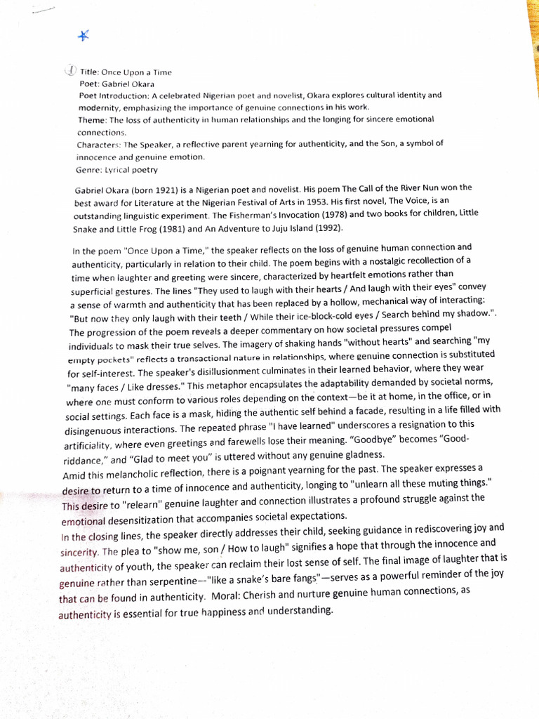 Standard 11 English Essays | PDF | Authenticity (Philosophy) | Poetry