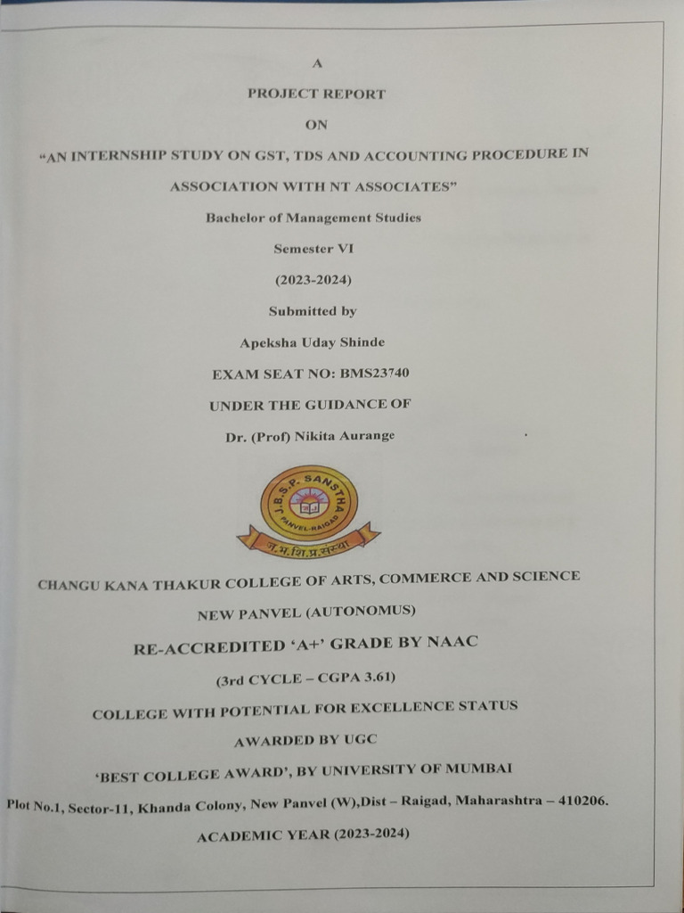 Apeksha Shinde Blackbook | PDF