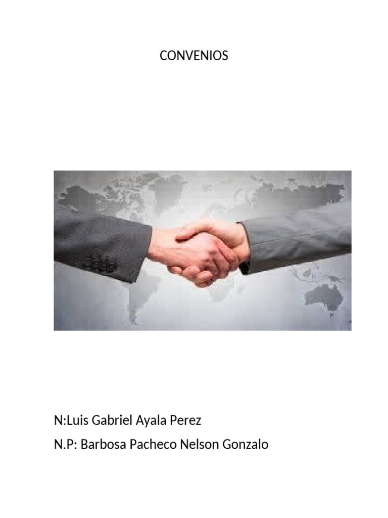 Convenios | PDF