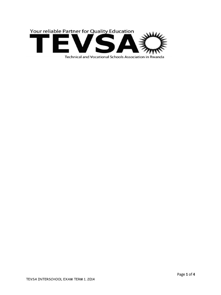 DCG Tevsa Exam S5 2014 | PDF
