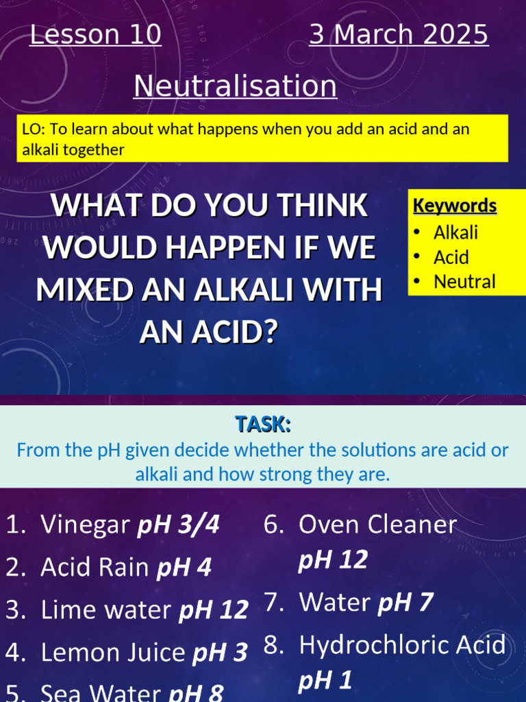 Lesson 10 Neutralisation | PDF