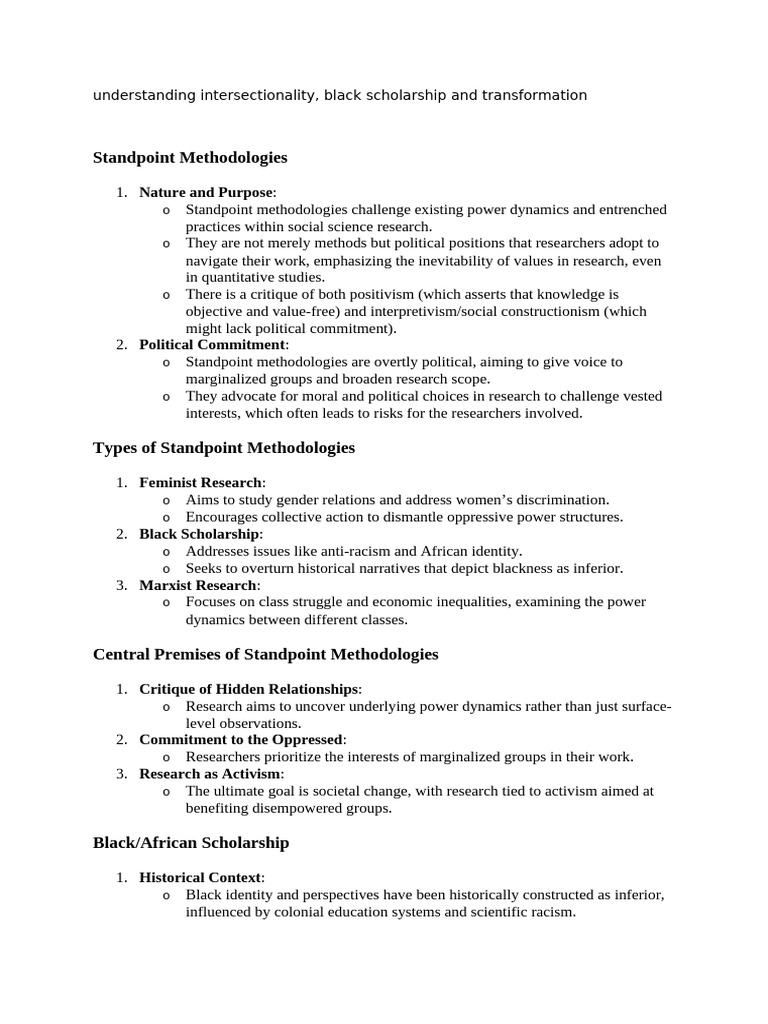 Understanding Intersectionality 2 | PDF | Intersectionality | Feminism